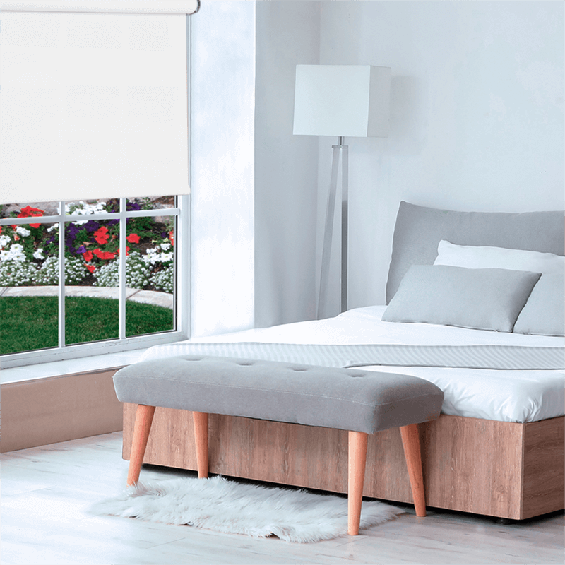 Estor screen blanco autoenrollable CONFORT | Estores enrollables | Beljemi