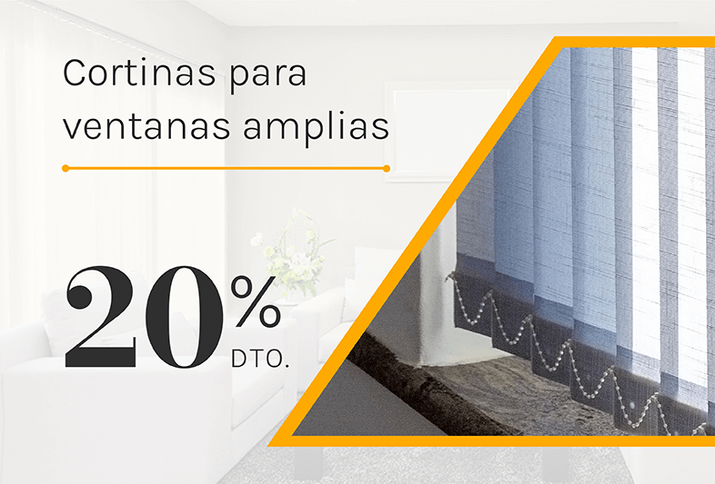 Cortinas Verticales - Cortinas de lamas verticales